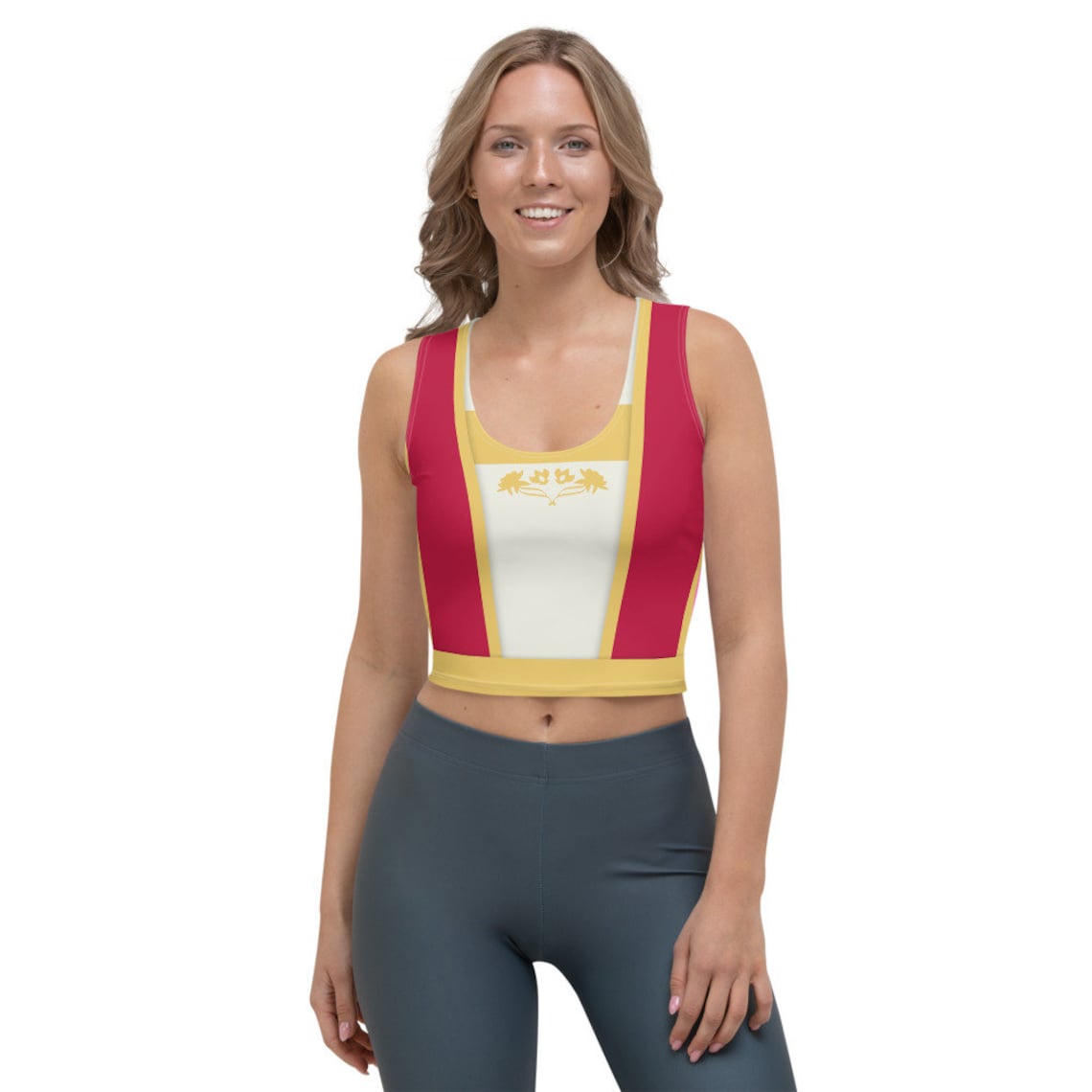 Princess Mulan All-over Running Costume Women's Sport Crop - Etsy