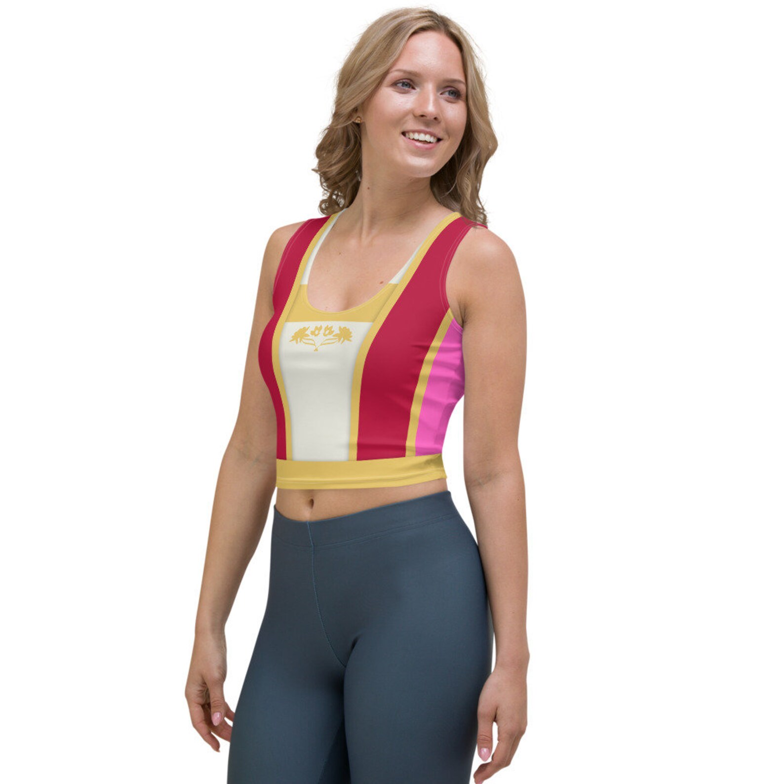Princess Mulan All-over Running Costume Women's Sport Crop - Etsy
