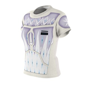 Mando Armor Elsa Frozen 2 White Dress All Over Print Running Costume ...