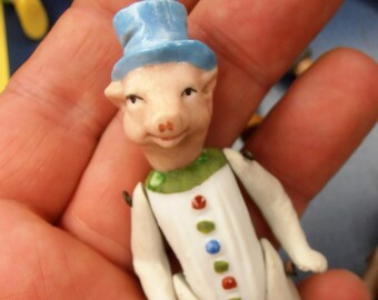 Jointed Pig Doll - Etsy