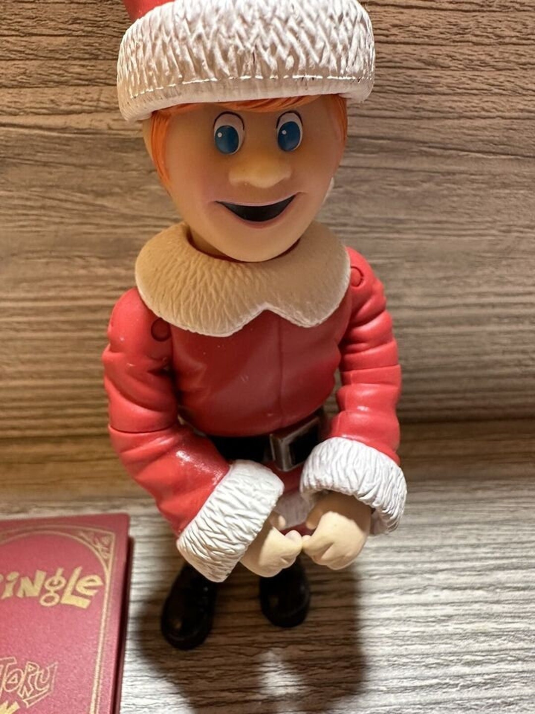 Christmas Santa Comin to Town 5 Inch Kris Kringle Removeable Hat Rare ...