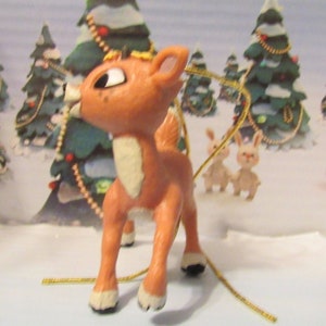 VERY RARE Memory Lane Elusive Fireball Ornament Vintage Rudolph ...