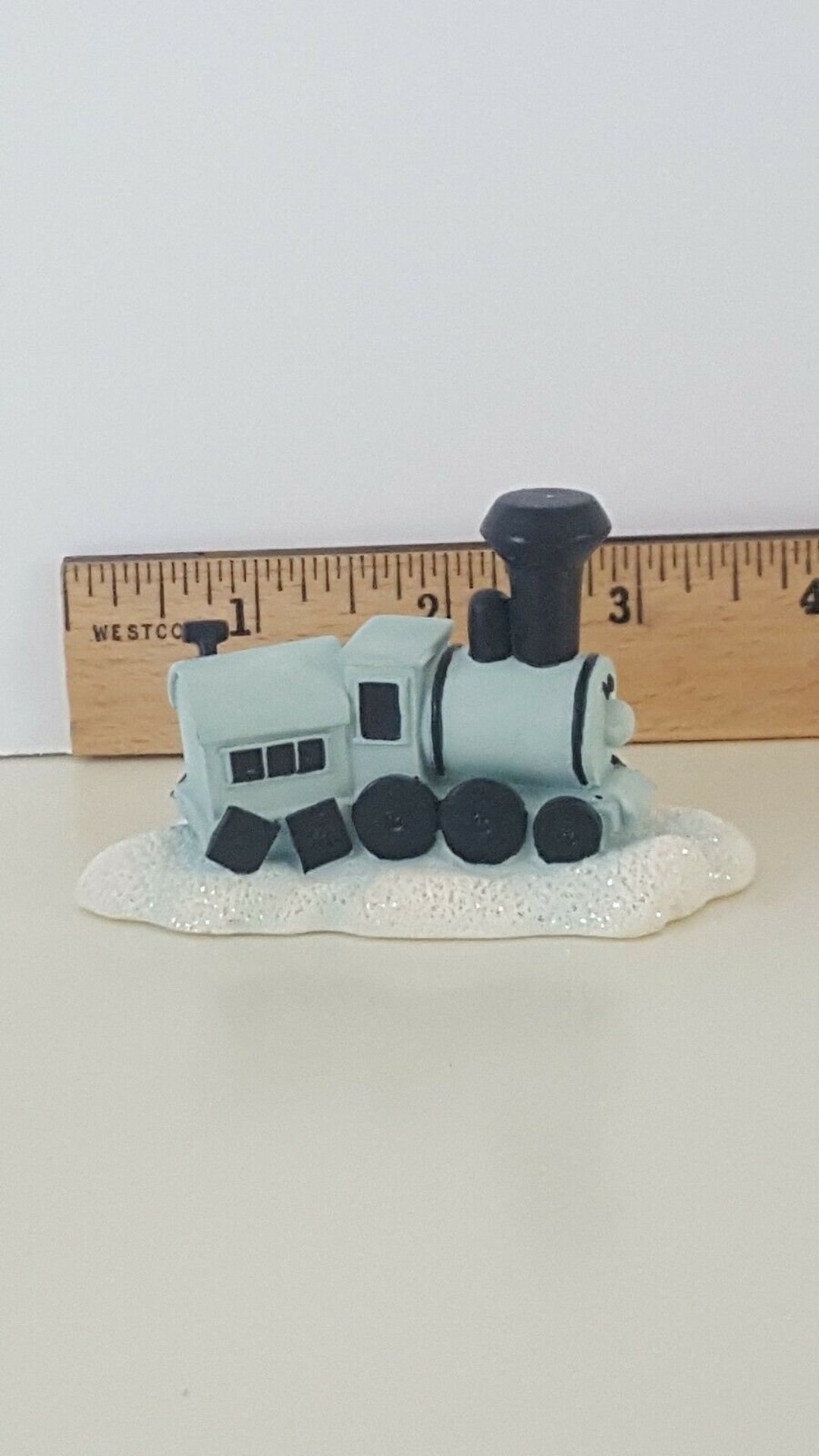 Vintage Mini Enesco Blue Train Rudolph Island of Misfit Toys Figurine ...
