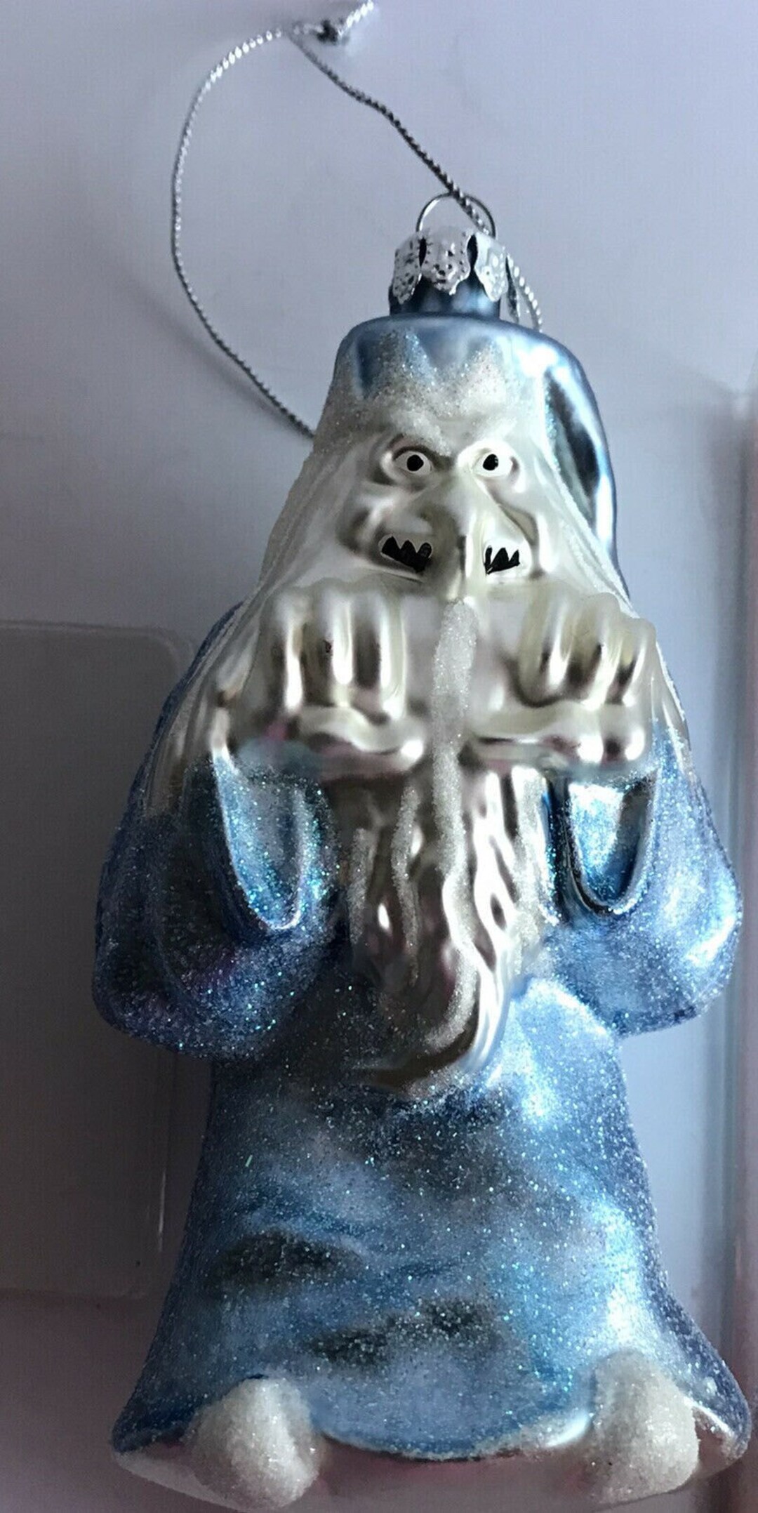 Very Rare! Blue Winter Warlock Vintage Christmas Santa Claus Coming ...