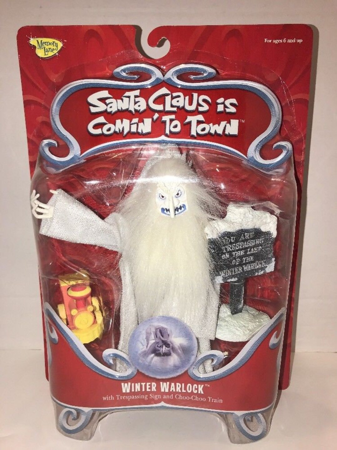 Rare! Santa Comin to Town Mean Scary Wizard Winter Warlock Memory Lane ...