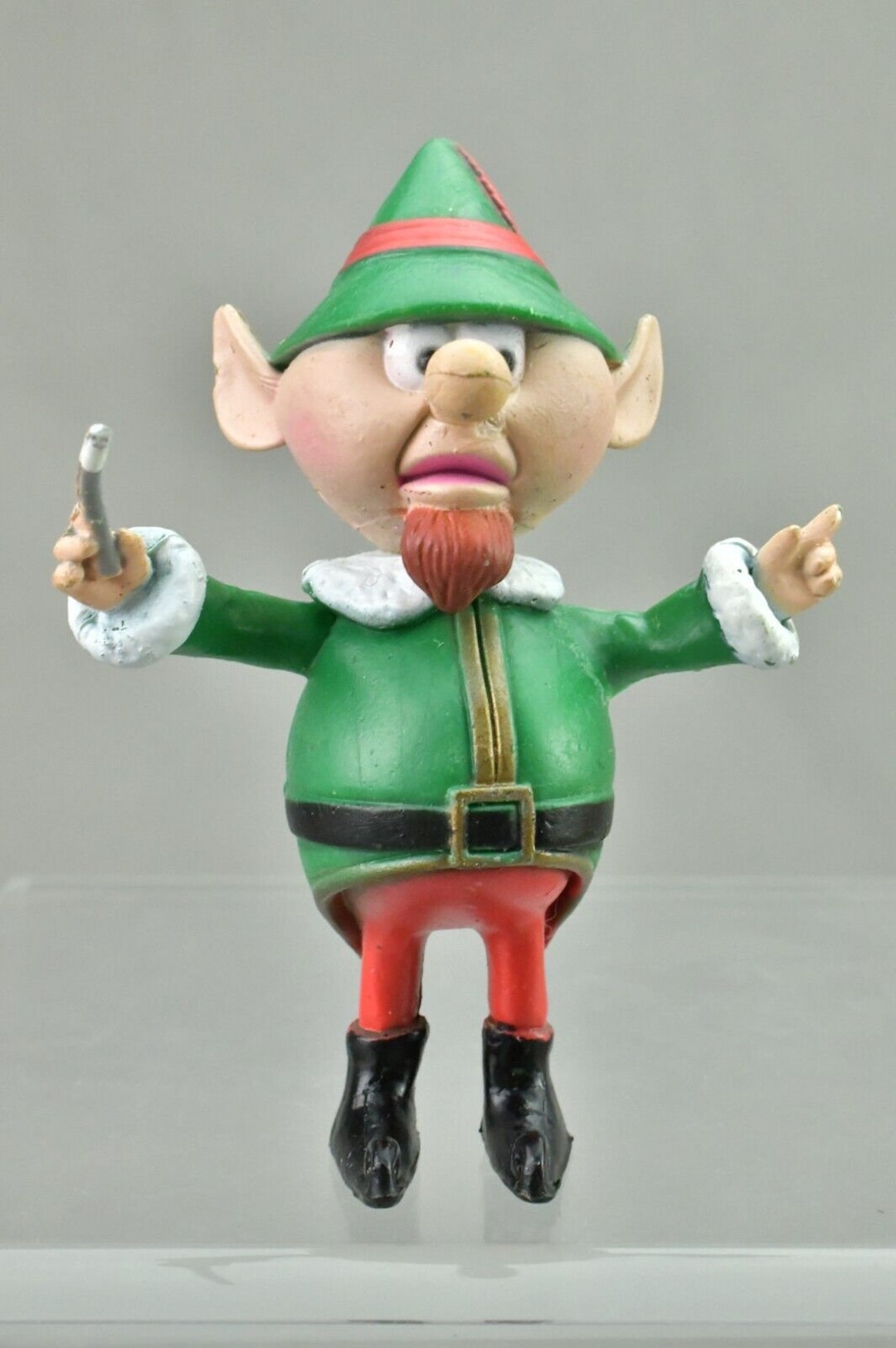 VERY RARE Memory Lane Boss Grouchy Choir Elf Action Figure Vintage ...