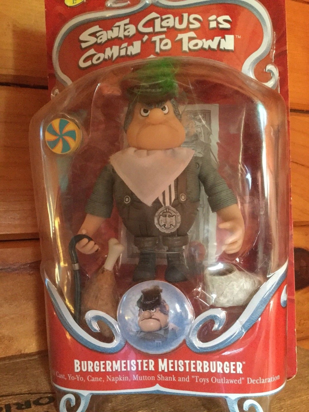 Christmas Santa Comin to Town Burgermeister Meisterburger Rare! Memory ...