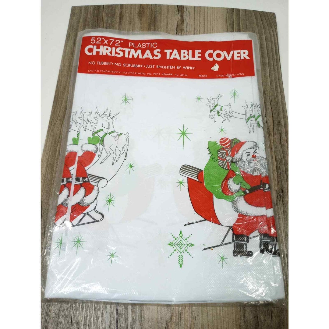 Vintage Linens 1950s Atomic Starburst Vintage Montgomery Wards Rudolph ...