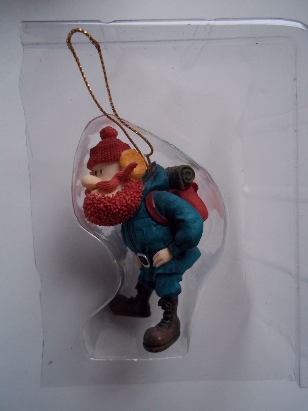 Enesco Christmas Tree Ornament Prospector Miner Yukon Cornelius 1990's ...