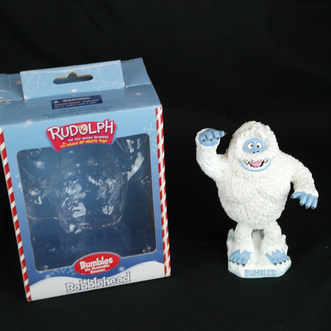 Humble Bumble Abominable Snowman Yeti Bobblehead Nodder Vintage Rudolph ...