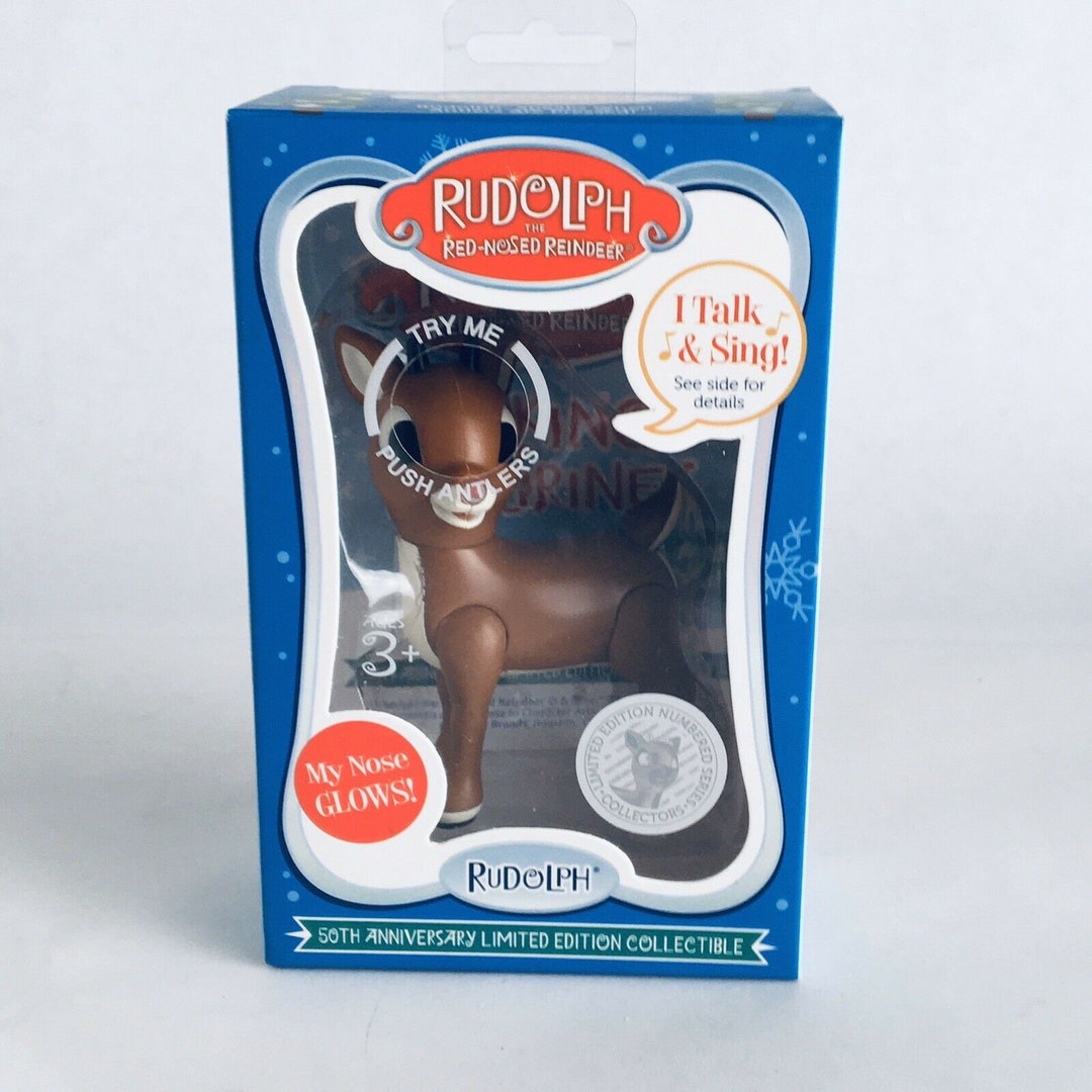 Rare Promo Collection Exclusive LE Rudolph Action Figures Talking Light ...