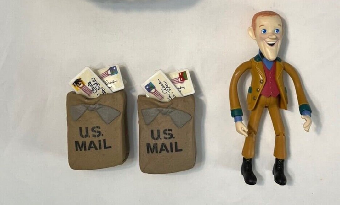 Vintage Rankin Bass Santa Claus Comin Coming to Town North Pole Mailman ...