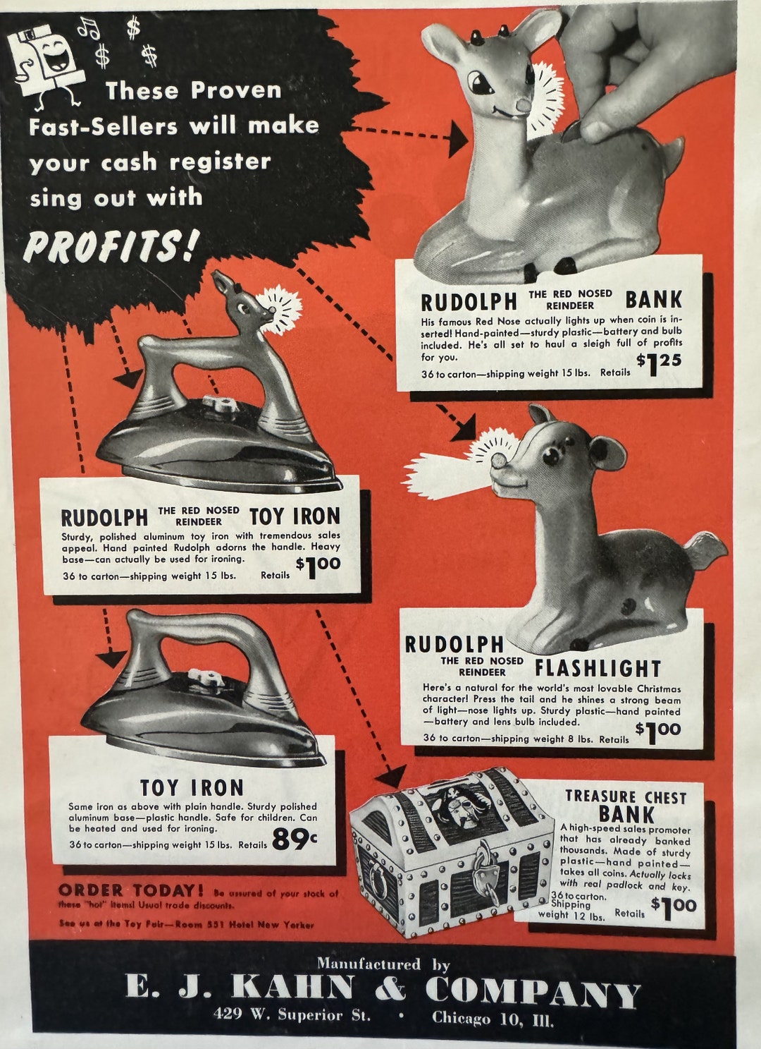 RESERVED Rare Original Kahn Advertising Page Merchandise Memorabilia ...