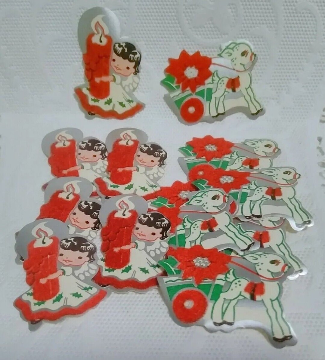 Rare Montgomery Ward's Authentic 1950s Christmas Stickers, Lables, Tags ...