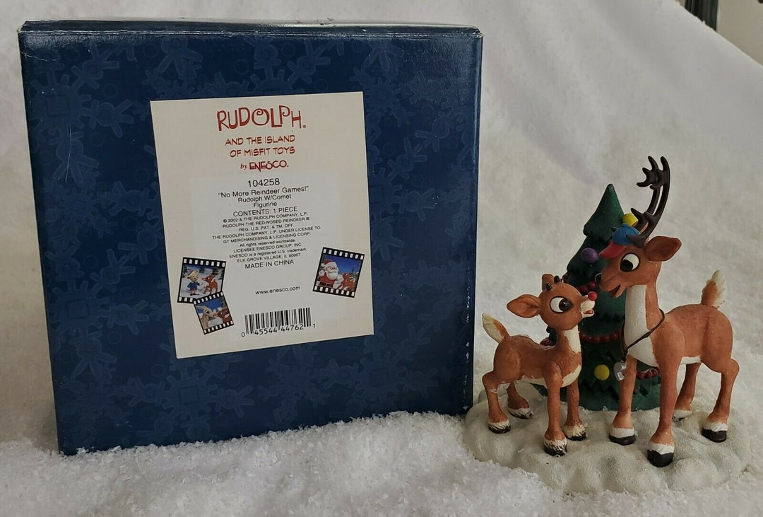 Vintage Christmas New Coach Comet and Rudolph Enesco 104258 "no More ...