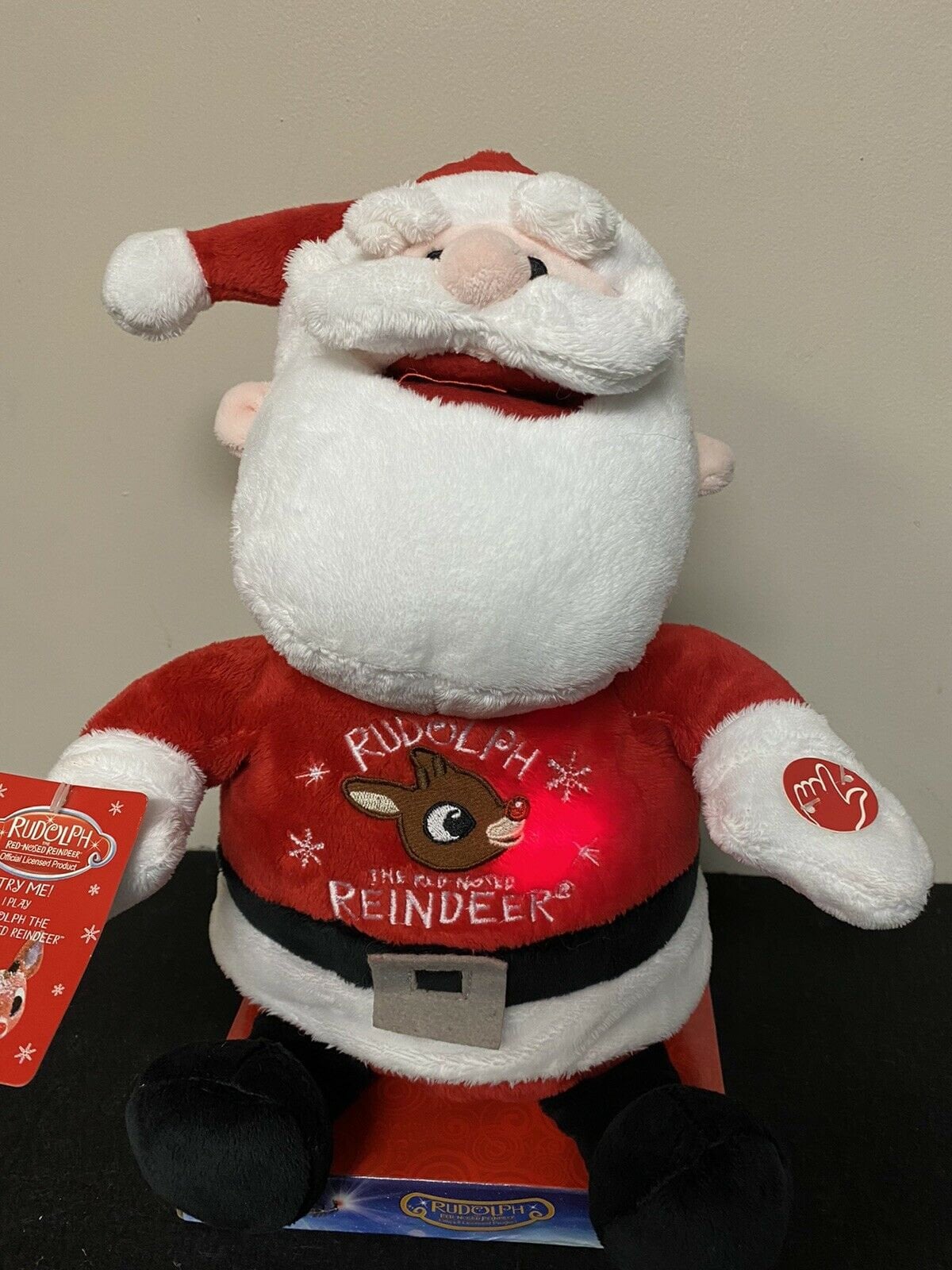 Rudolph The Red Nosed Reindeer Santa Toy