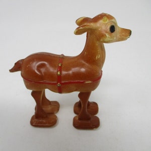 RARE! 1940s Marx Antique Vintage Rudolph Reindeer Ramp Walker Toy - Etsy