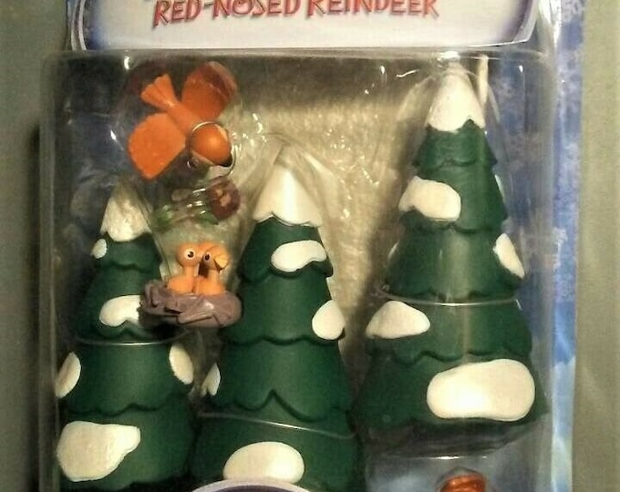 Memory Lane Birds Nest Winter Woodlands Iceberg Playset Rudolph ...