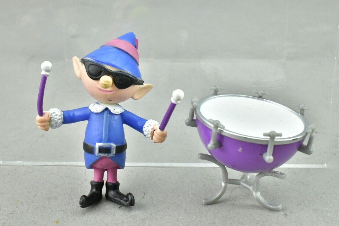 Stocking Stuffer VERY RARE! Memory Lane Mini Choir Purple Kettle Drum ...