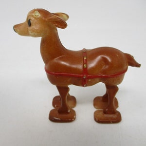 RARE 1940s Marx Antique Vintage Rudolph Reindeer Ramp Walker Toy - Etsy