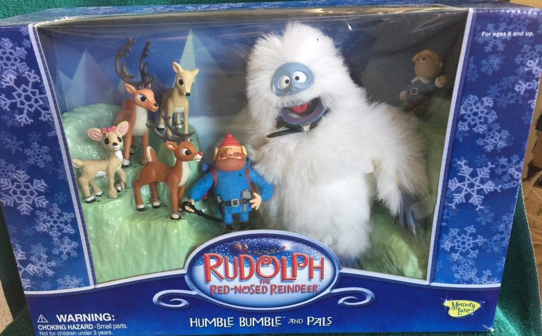 Rudolph Reindeer Rare! Memory Lane New in Box Humble Bumble With Pals ...