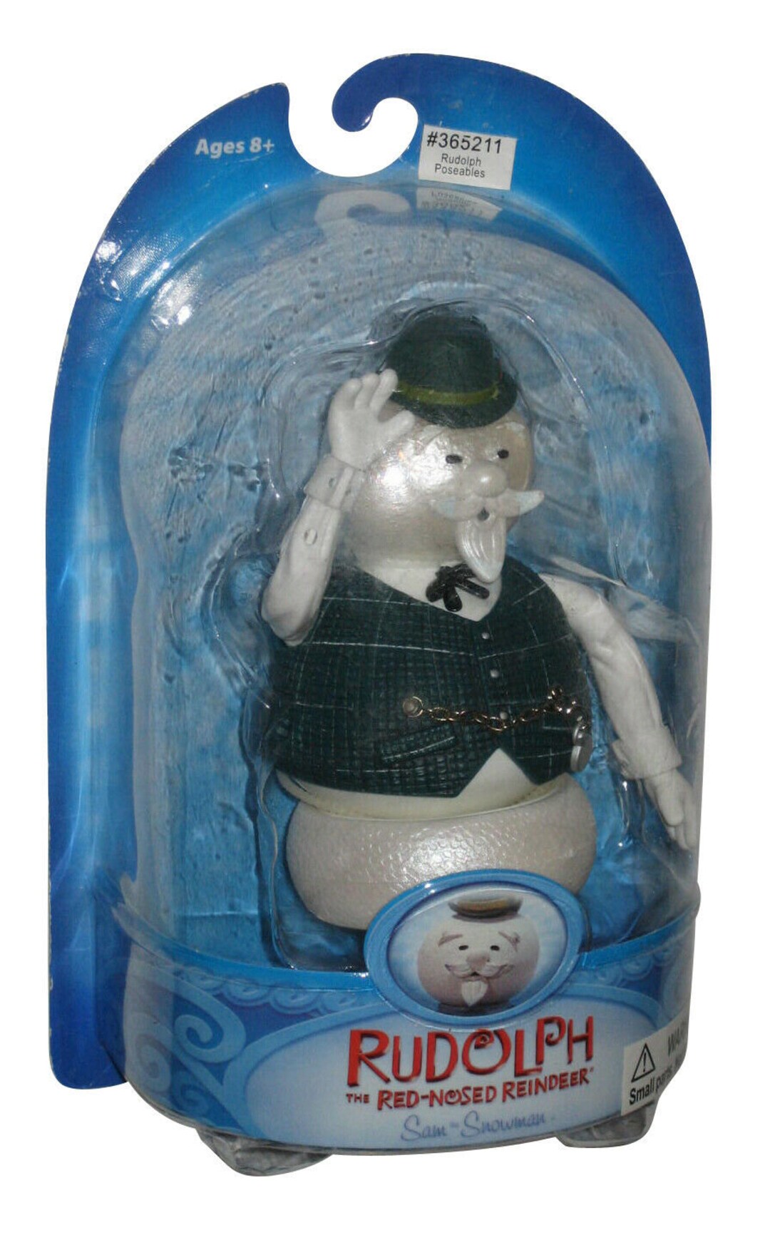 Rudolph the Red Nosed Reindeer Sam the Snowman Poseable Action Figures ...