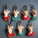 Vintage Calliope Fantasty Christmas Santa Claus Animals Horse Action ...