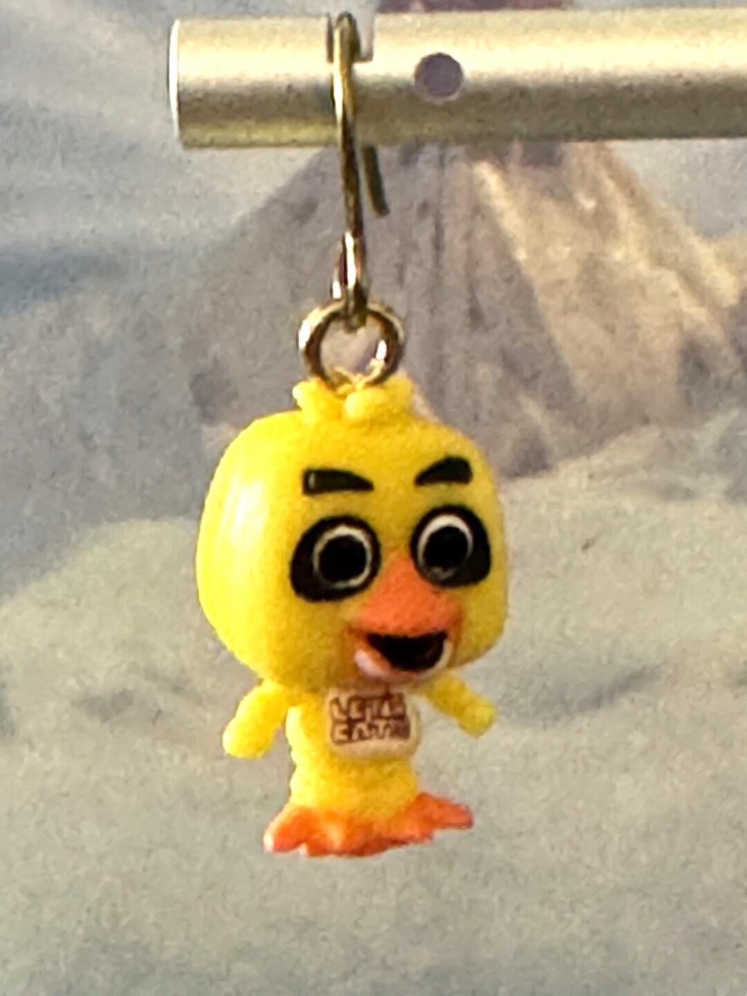 Custom 1 Inch Chica Bird Five Nights at Freddys Rare Statement Earrings ...