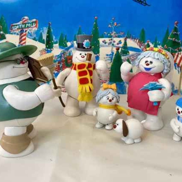 Frosty the Snowman Figures - Etsy