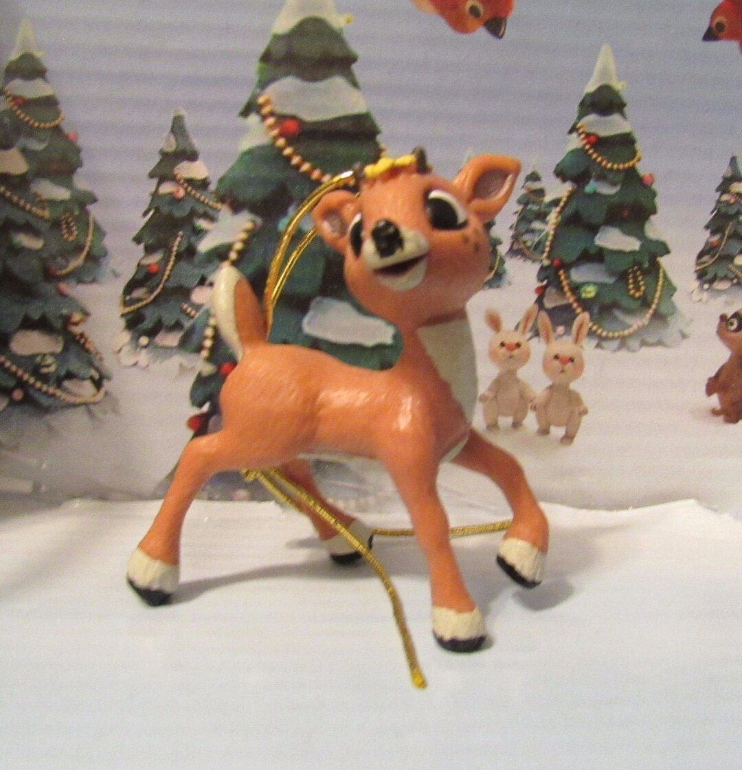 VERY RARE Memory Lane Elusive Fireball Ornament Vintage Rudolph ...