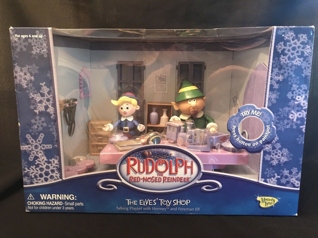 1992 Memory Lane Hermey Boss Elf Action Music Talking Elves Toy ...