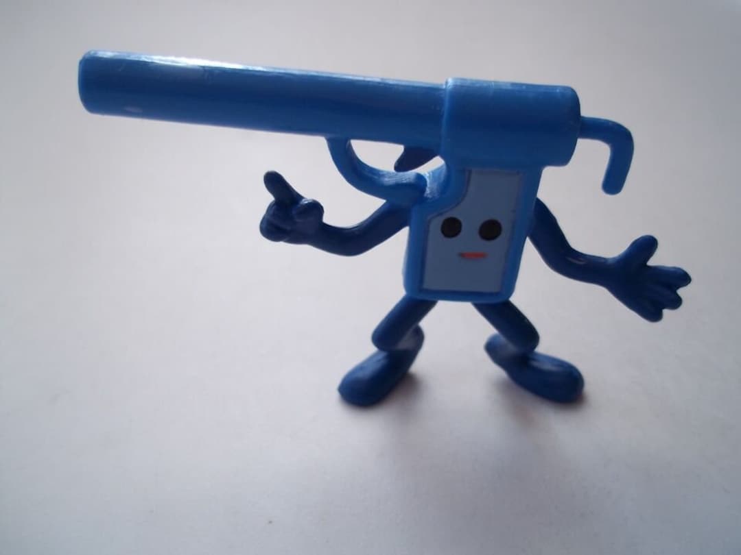 Rare Memory Lane Rudolph Jelly Pistol Squirt Gun Action Figures Vintage ...