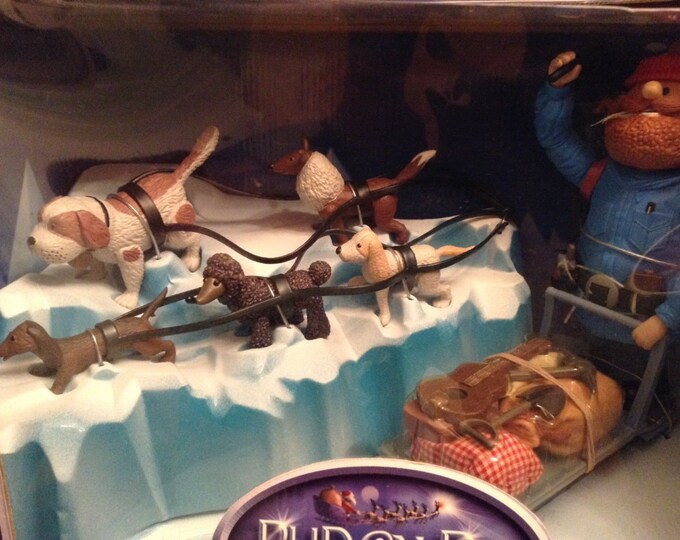 Vintage Rare! Memory Lane Prospector Miner Yukon Cornelius Dog Sled ...