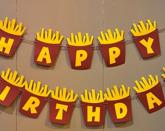 French Fry Birthday - Etsy