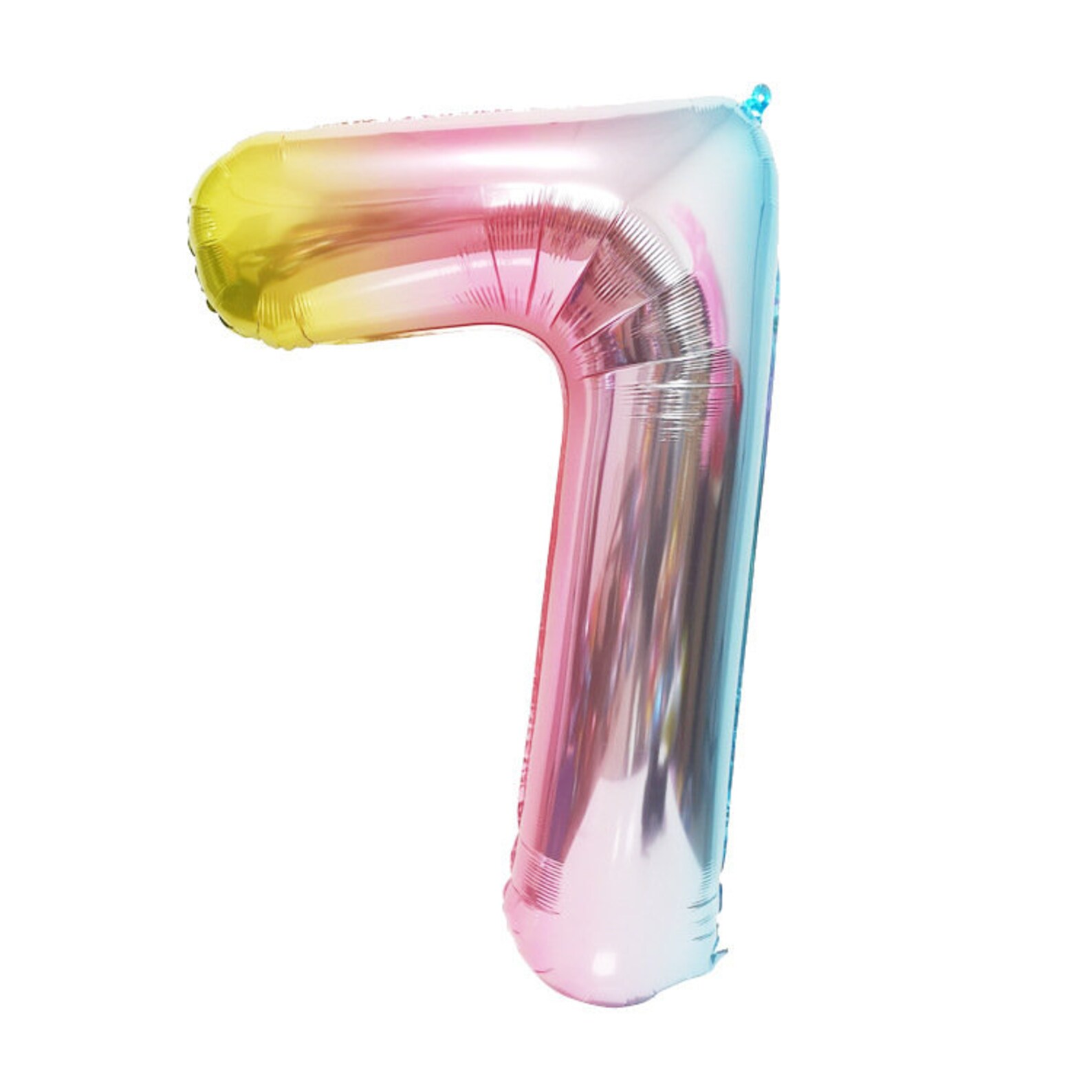 40 Rainbow Gradient Color Number Foil Balloon Birthday - Etsy
