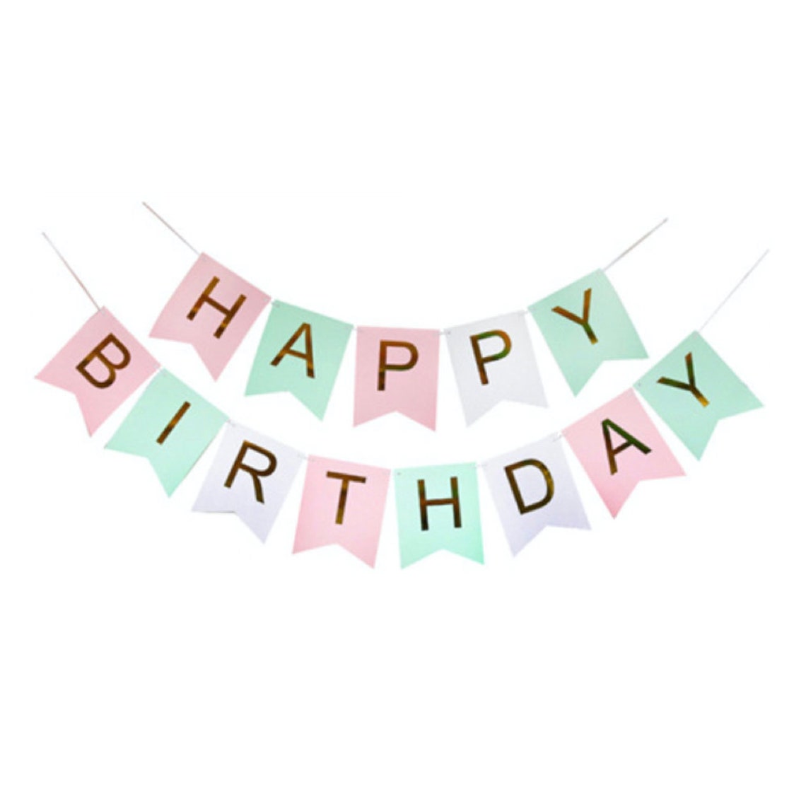 Happy Birthday Letter Backdrop Banner Party Decorations - Etsy