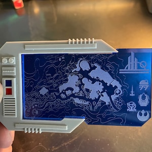 Black Spire Outpost Map Card Star Wars, Galaxys Edge, Batuu - Etsy