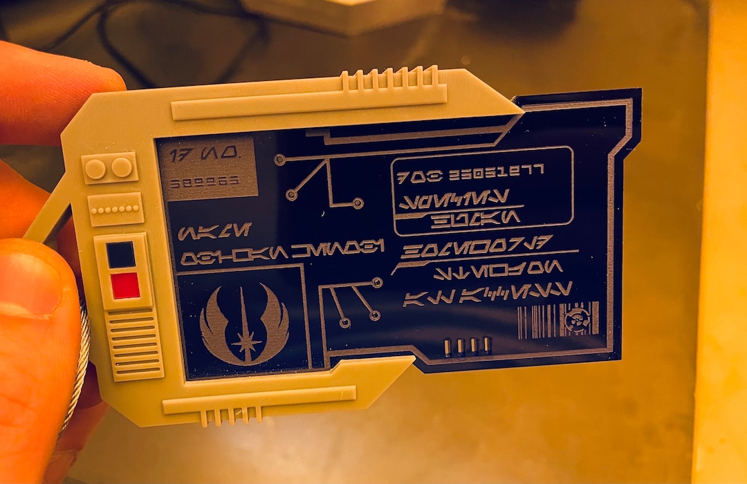 Customizable Identification Card Version 2.1 With Cardholder Star Wars ...