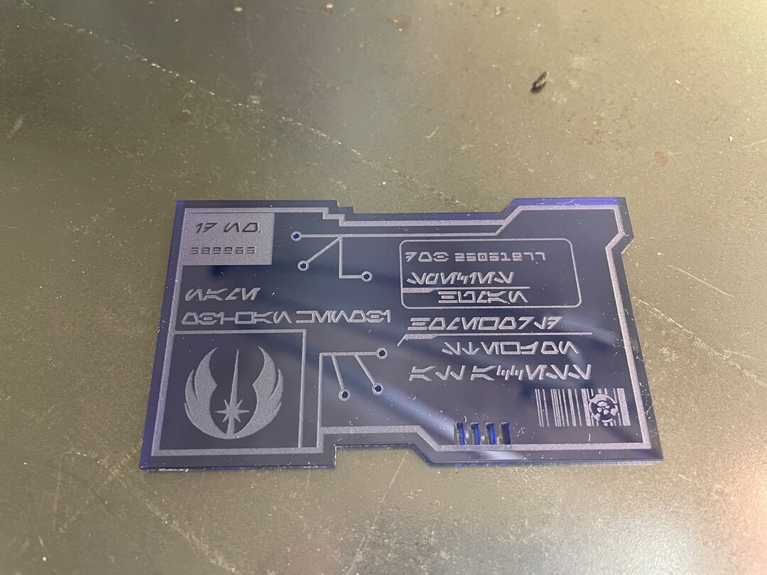 Customizable Identification Card Version 2.1 Star Wars - Etsy