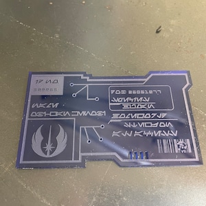 Customizable Identification Card Version 2.1 With Cardholder Star Wars ...