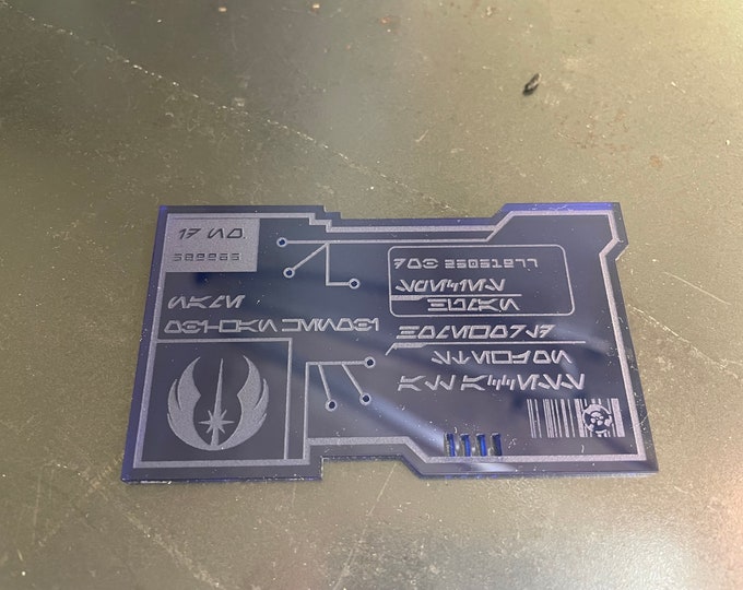 Customizable Identification Card Version 2.1 | Star Wars - Etsy