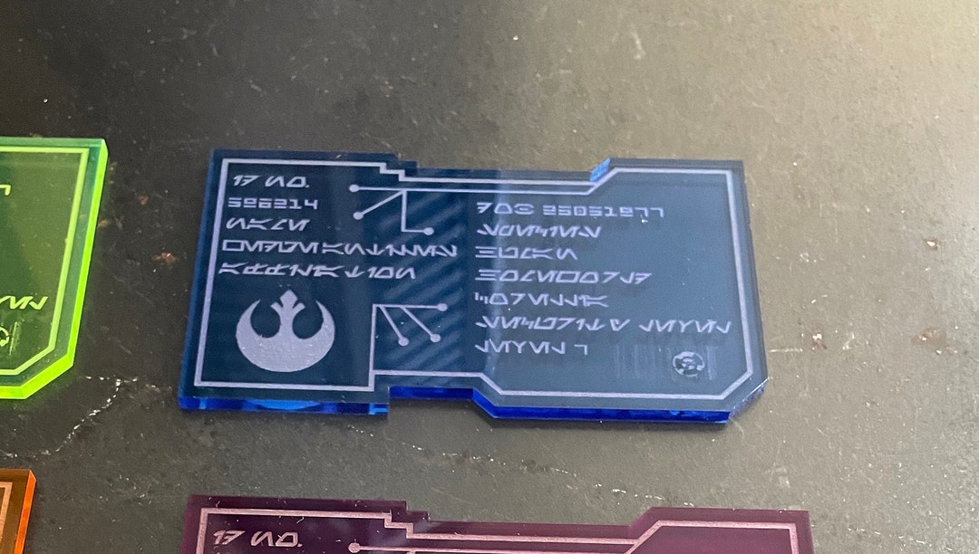Customizable Identification Card | Star Wars, Galaxy's Edge - Etsy