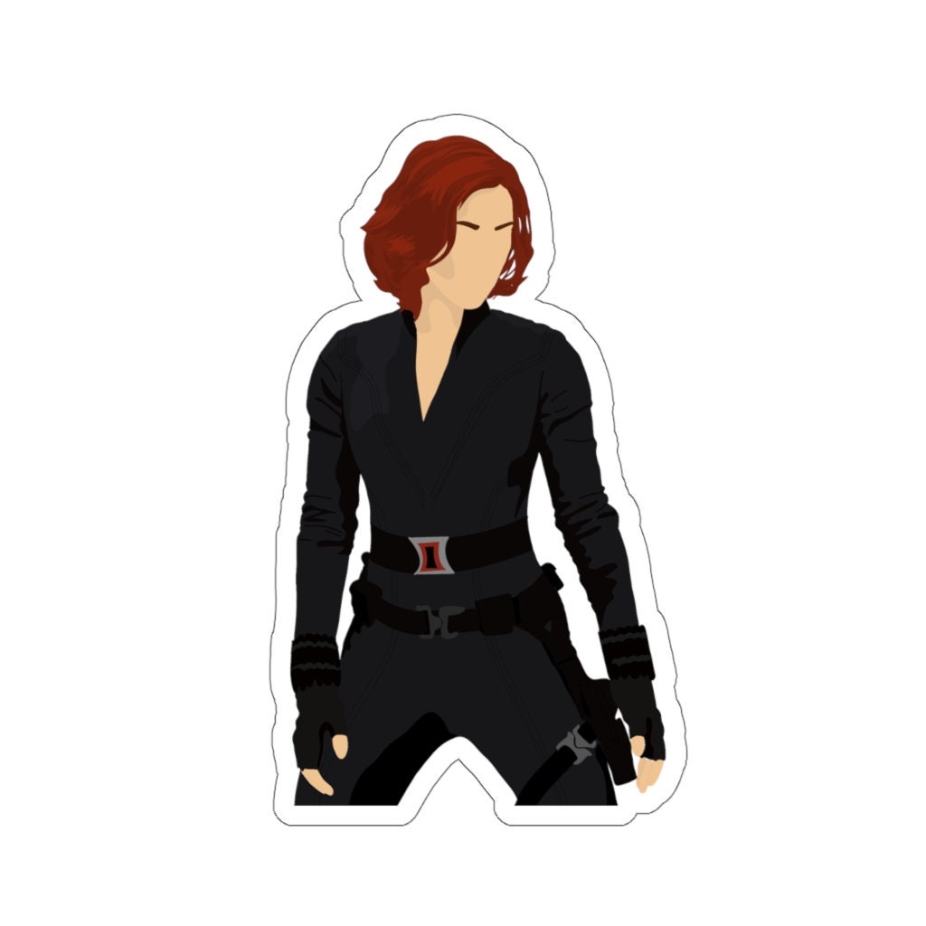 Black Widow Sticker | Etsy
