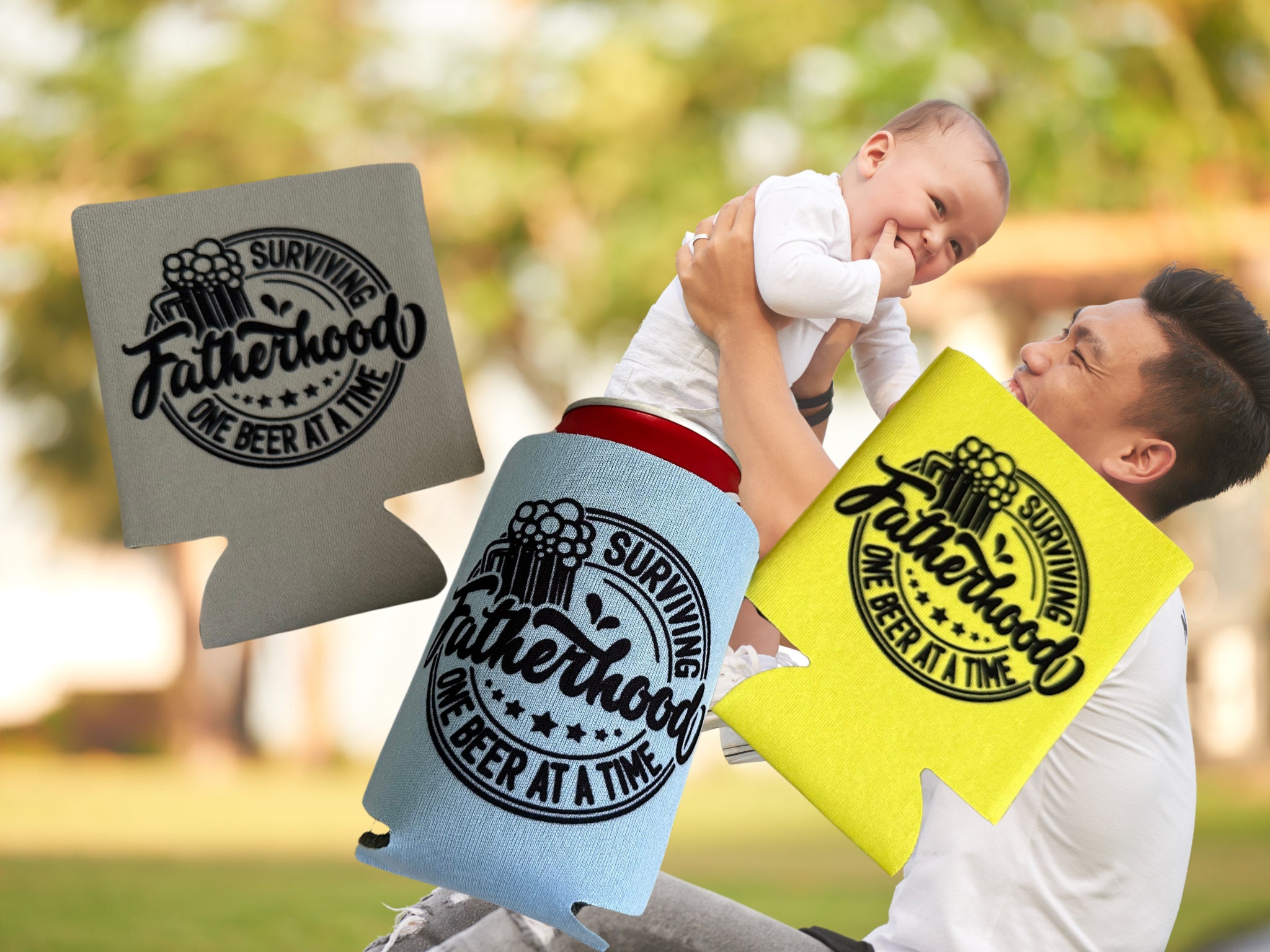 Personalized Can Cooler Custom Can Koozie Gift for Dads Summer Can ...