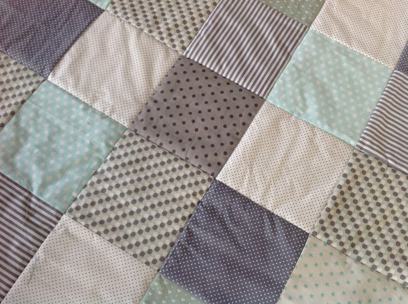 Patchworkdecke - Etsy.de