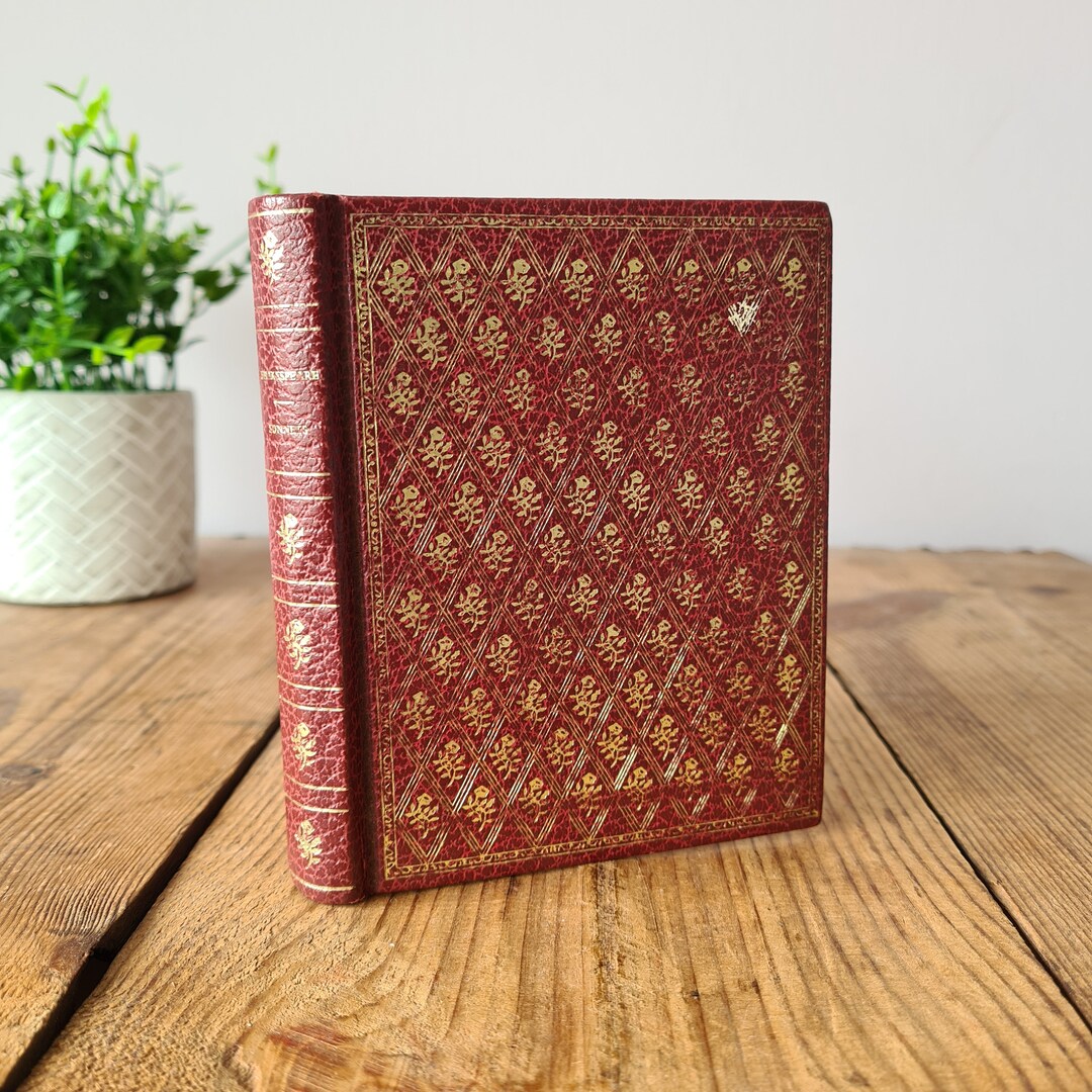 William Shakespeare Sonnets, Mini Vintage Poetry Book, Mini Decorative ...