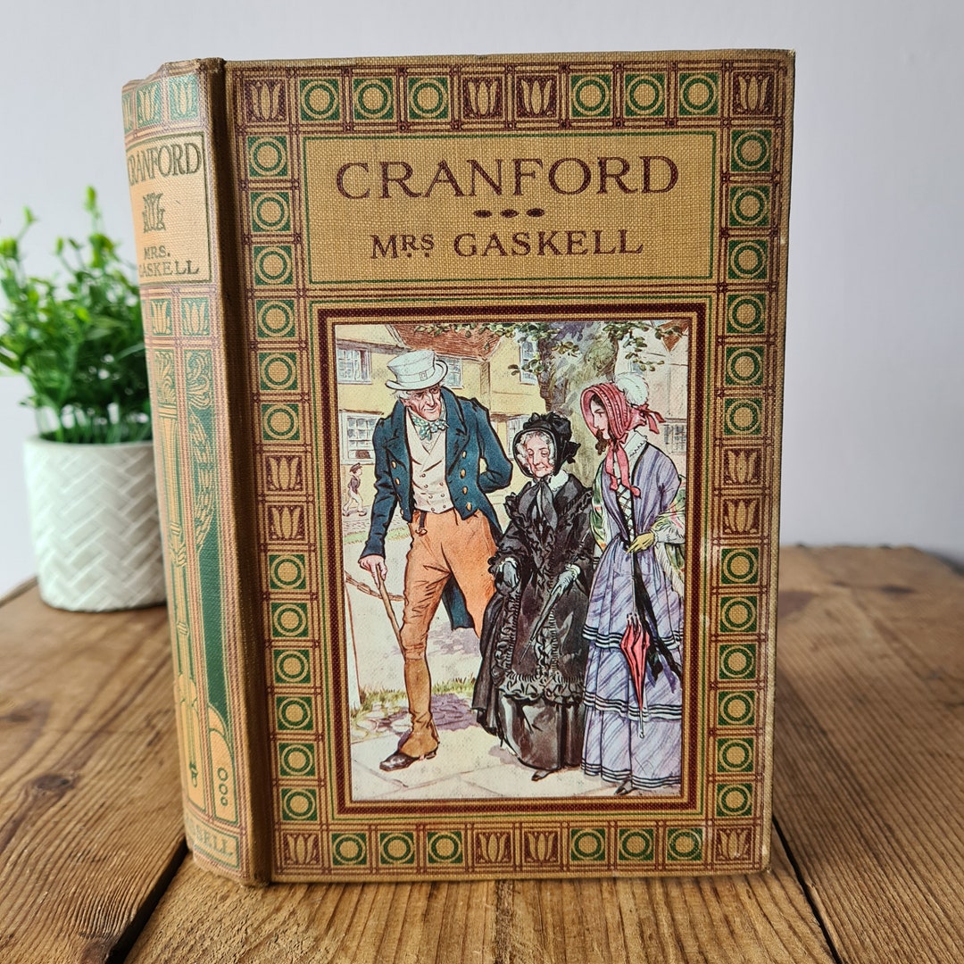 Cranford by Mrs Gaskell, Four Illustrations by C. E. Brock, Antique ...