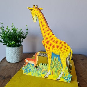 Vintage Children's Animal Zoo Pop-up Book, Bookano Zoo Animals in Fact ...