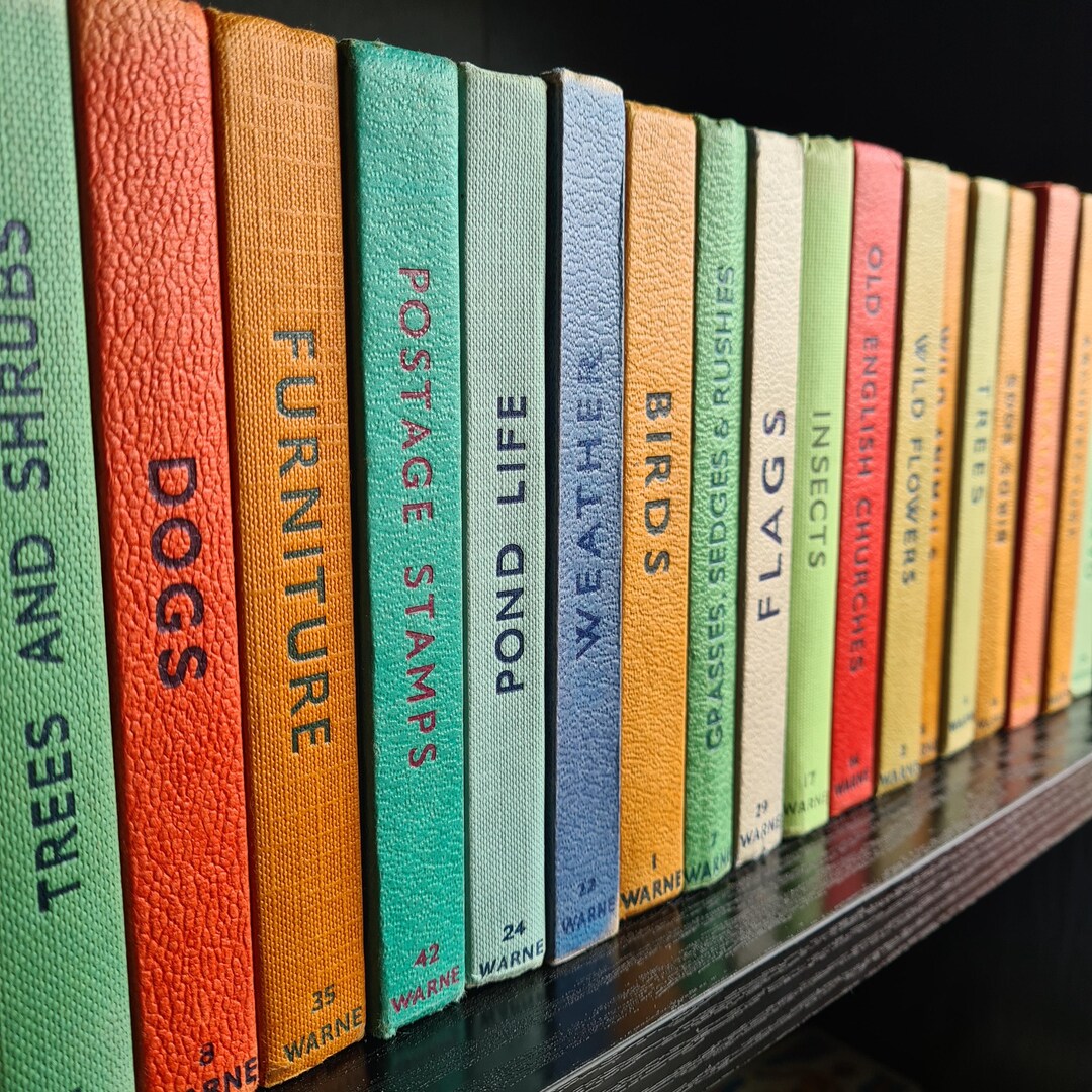 Observer Books Perfect for Colourful Bookshelf Display, Collectable ...