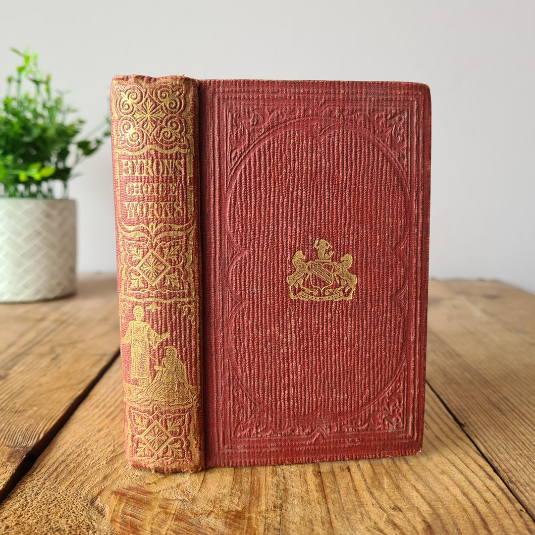 Antique Byron's Choice Works, Lord Byron's Poems the Giaour, the Bride ...